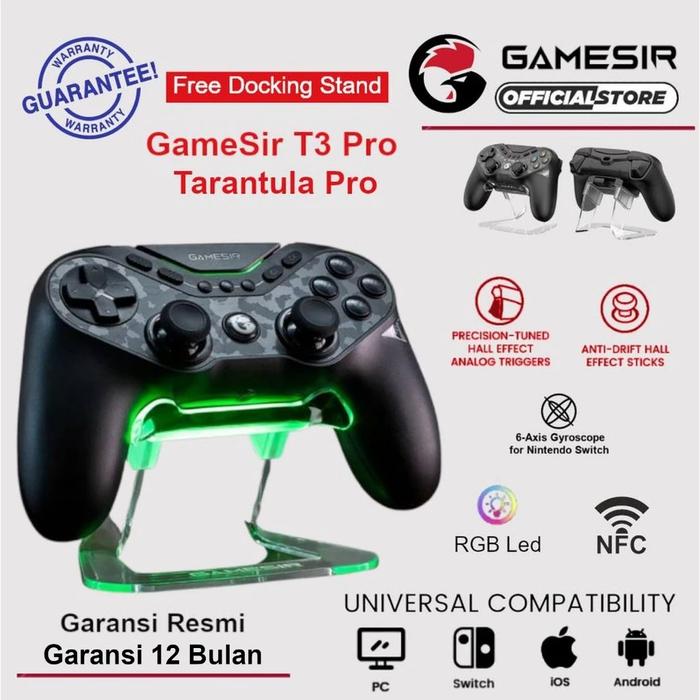 Promo GameSir T3S Gamepad Game Controller Joystick Android TV PC PS3 ...