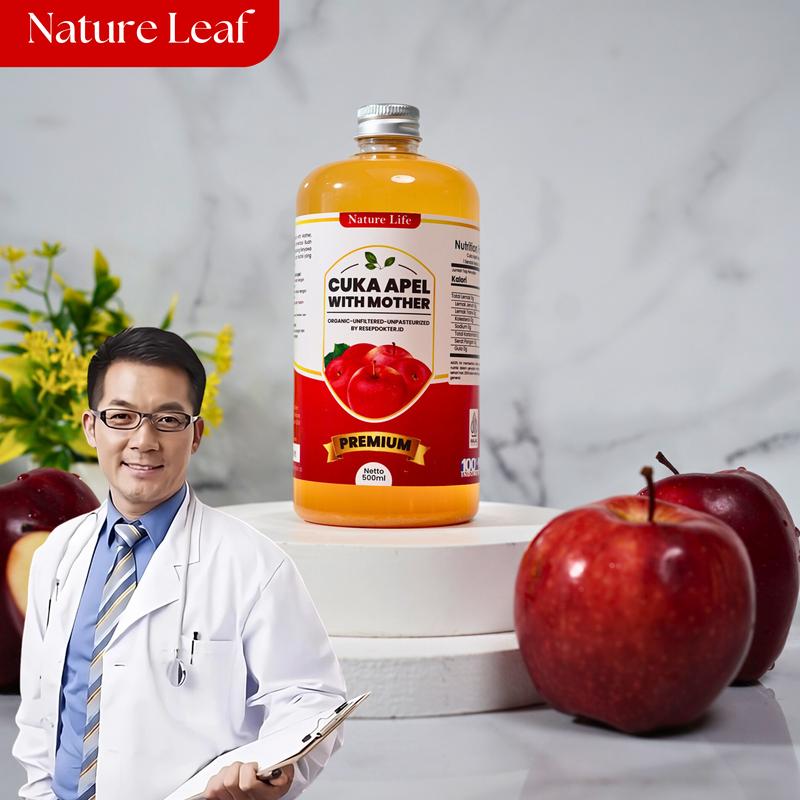 NATURELEAF CUKA APEL ORGANIK 500 ML WITH MOTHER by resepdokter.id ...