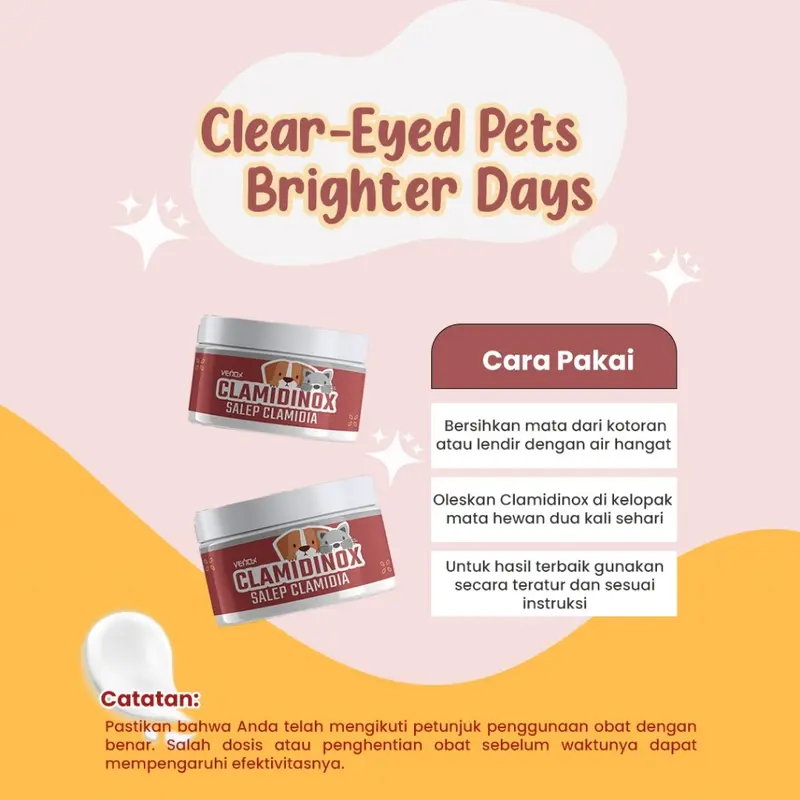 CLAMIDINOX - Venox Salep Obat Clamidia Mata Kucing Anjing Anti - Shop ...