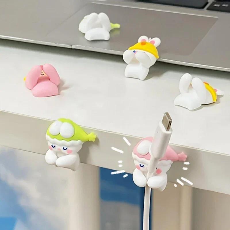 Cartoon Cable Organizer Cute USB Charger Data Line Wire Wall - TikTok ...