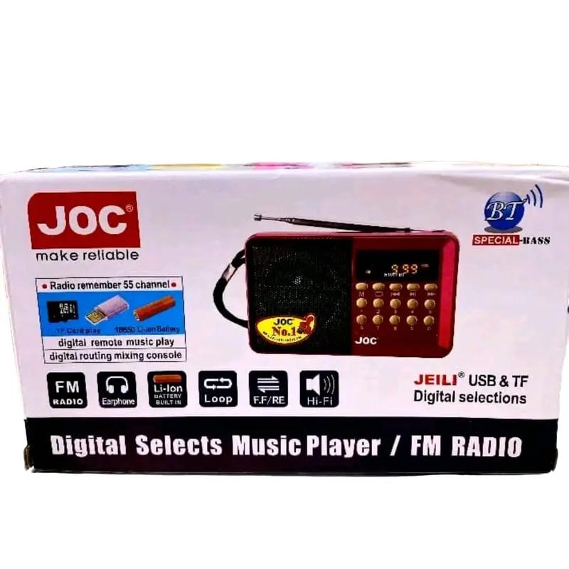 JOC Mini Radio Speaker Fm Mp3 Music Play Audio - TikTok Shop Malaysia