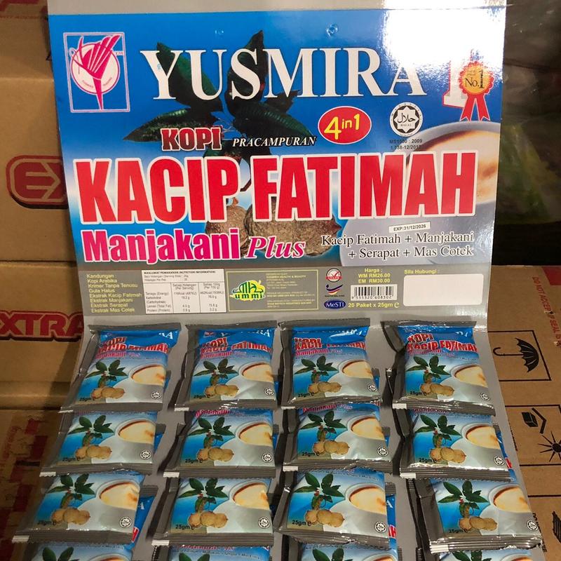 YUSMIRA KOPI PRACAMPURAN KACIP FATIMAH MANJAKANI PLUS 4 IN 1 - TikTok ...