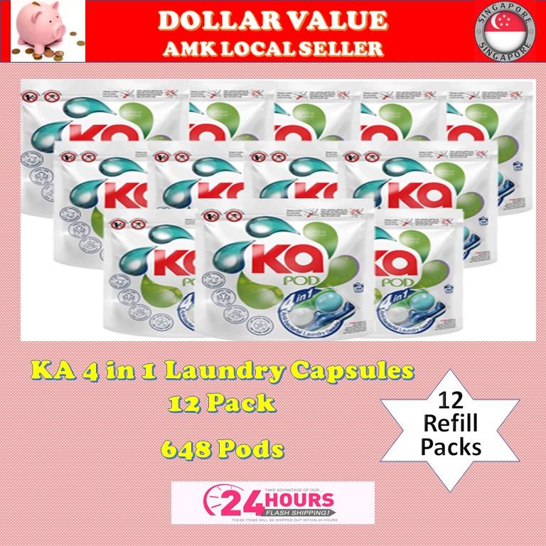 KA 4 in 1 Antibacterial Laundry Capsules Detergent Refill pack - TikTok ...