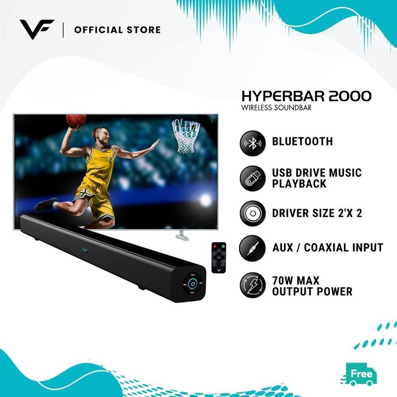 Vinnfier VF Hyperbar 2000 Wireless Bluetooth TV Soundbar 60W - TikTok ...