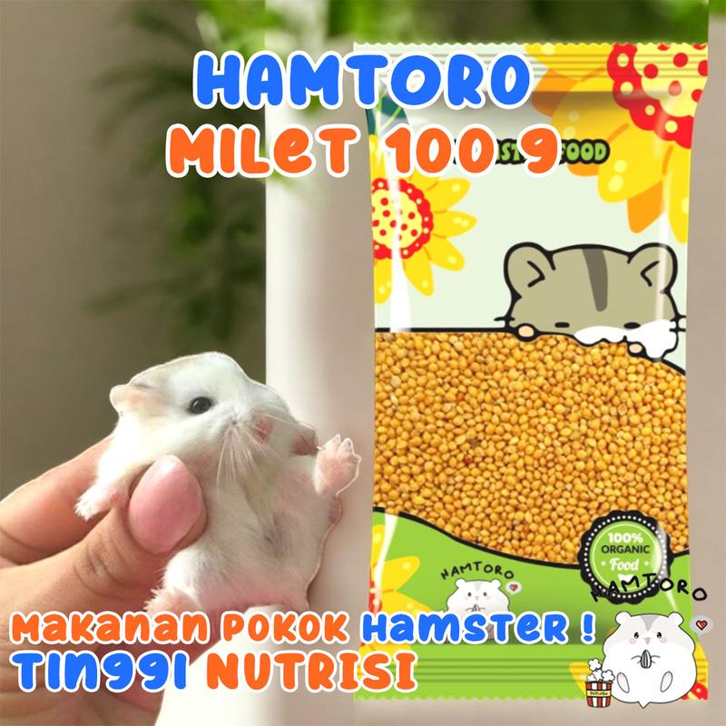 Millet Merah/Kuning Import 100g Makanan Snack Hamster/Burung - Shop ...