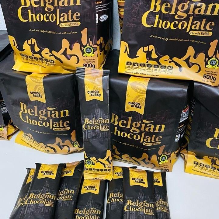 CHOCO ALBAB BELGIAN CHOCOLATE DRINK (POUCH OR BOX - 20 sachets ...