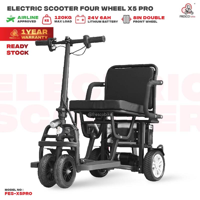 Fresco 4 Wheel Electric Scooter X5 Pro Airline Approved - TikTok Shop ...