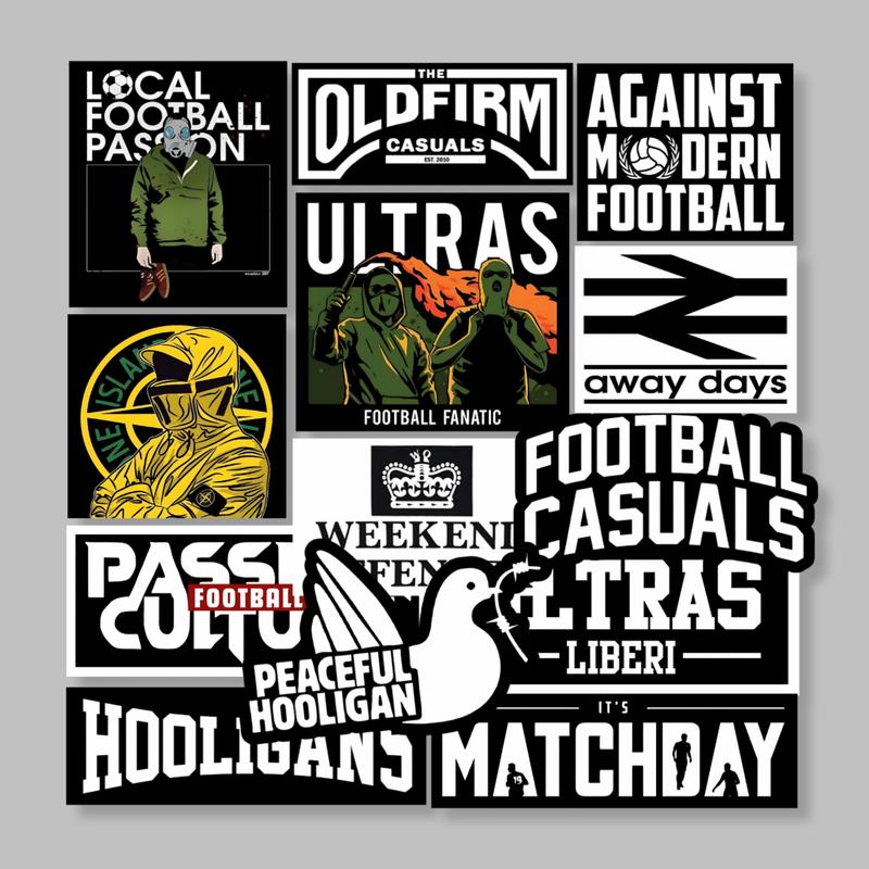STIKER CASUAL FOOTBAL,HOLIGANS,ULTRAS, ISI 13pcs STIKER HELM - Shop ...
