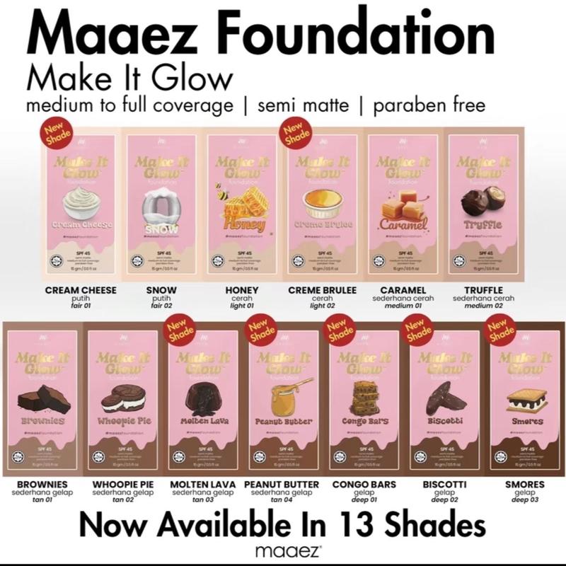 MAAEZ MAKE IT GLOW FOUNDATION / MAAEZ FOUNDATION 15GRAM Makeup - TikTok ...