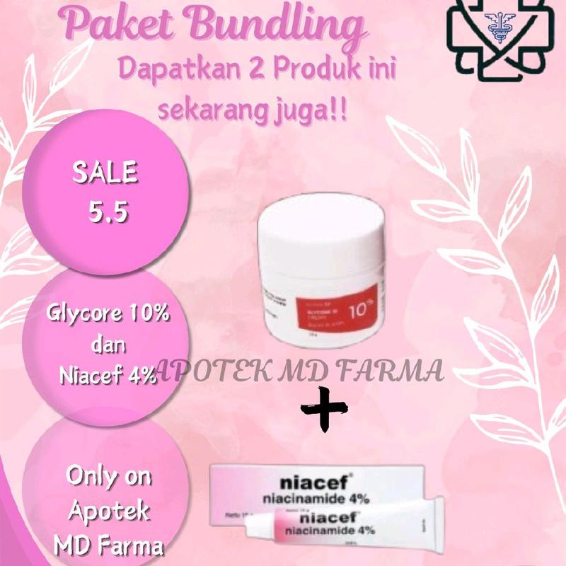 Paket Bundling Glycore 10% + Niacinamide 4% / Krim Wajah - Shop | Tokopedia