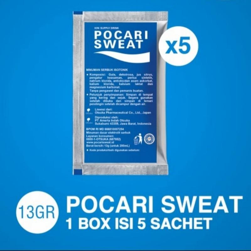 AF POCARI SWEAT ISOTONIC Minuman Energi Olahraga Lari Sepeda Sachet 1 ...