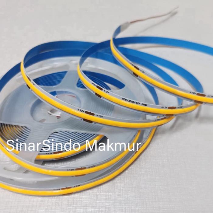 Jual Led Strip COB DC 12V 5 Meter 320 Led / Led Strip Light COB - 2700K ...