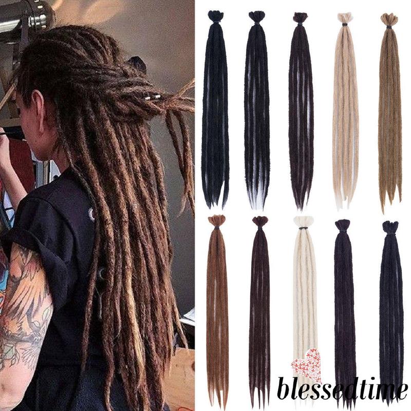 Sambungan rambut mengait Dreadlock, diperibadikan, buatan tangan ...