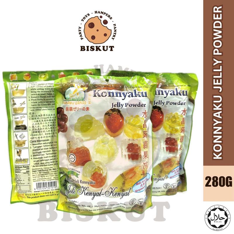 KONNYAKU Jelly Powder 280G - Konjac Jelly Powder/Serbuk Jeli - TikTok ...