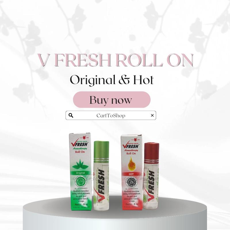 VFRESH Aromatherapy Oil 8ml Healthcare Essential - TikTok Shop Philippines