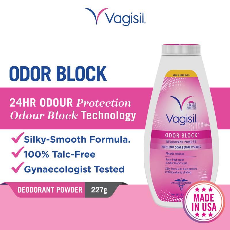 Vagisil Odor Block Deodorant Powder 227g - TikTok Shop Singapore