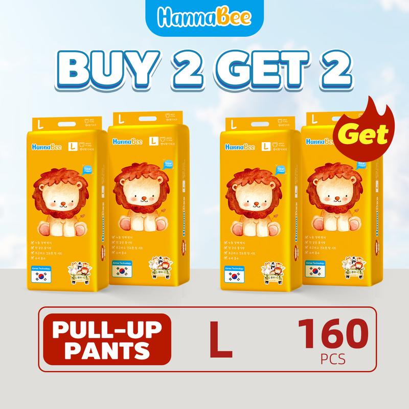【BELI 2 PERCUMA 2】Lampin/Seluar Tarik Bayi Hannabee Korea - Saiz ...