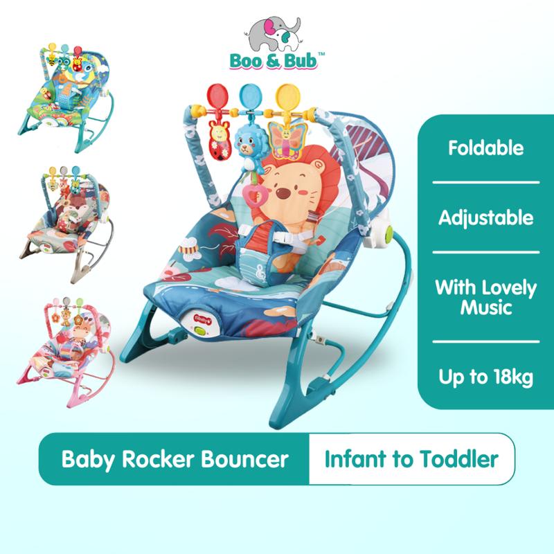 Boo&Bub baby bouncer baby rocker baby swing chair safety bel - TikTok ...