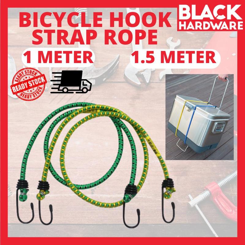 Black Hardware Bicycle Motor Elastic Hook Strap/ Bungee Cord - TikTok ...