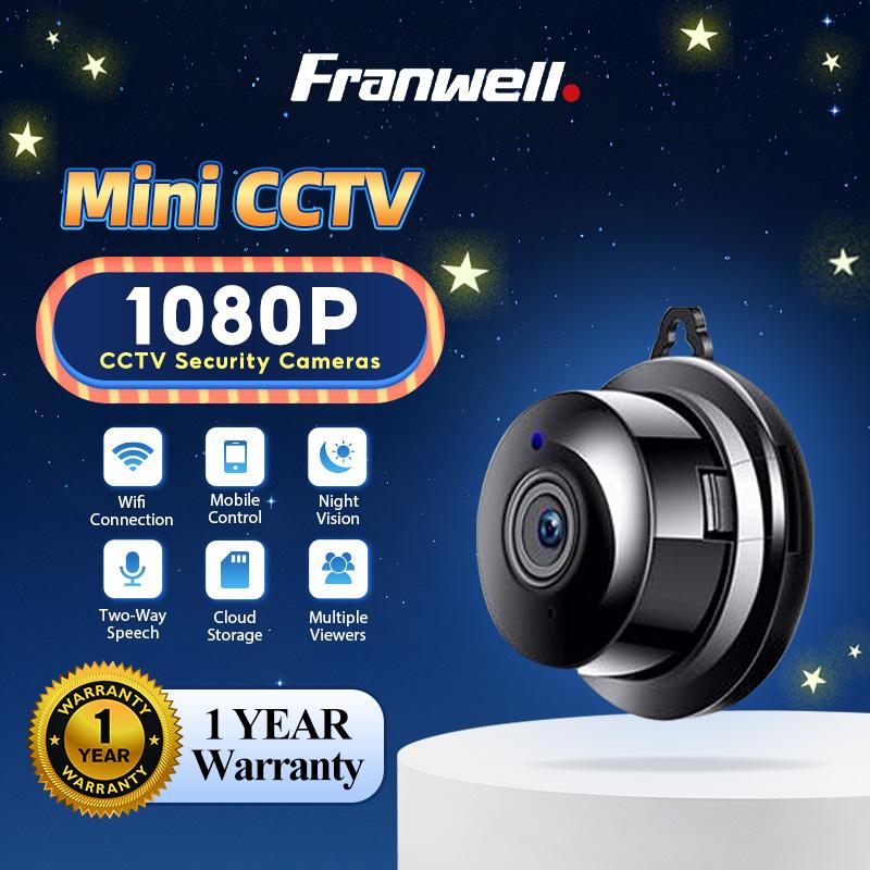 【1 YEAR WARRANTY】Franwell J2 Mini CCTV Wireless Indoor Security ...