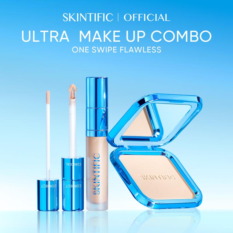 [NEW] SKINTIFIC ULTRA MAKE UP COMBO Cover Perfect Serum Concealer ...