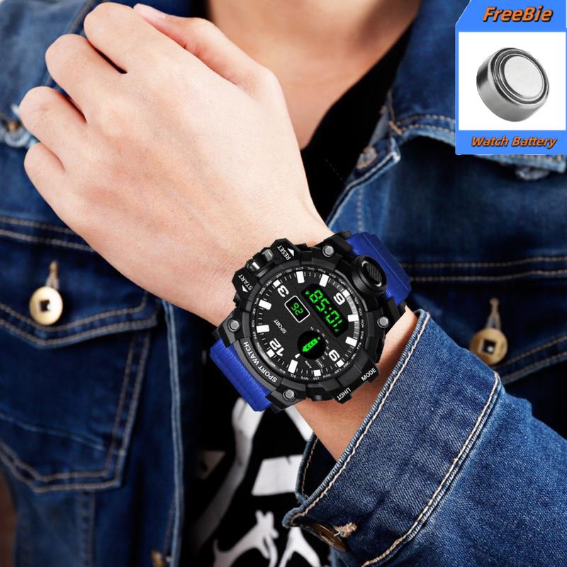 Jam Tangan Elektronik, Fesyen, Elektronik, Pelbagai fungsi, Kalis ...