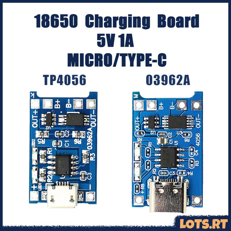 TP4056 03962A 5V 1A Micro/Type c 18650 03962A Lithium Batter - TikTok ...
