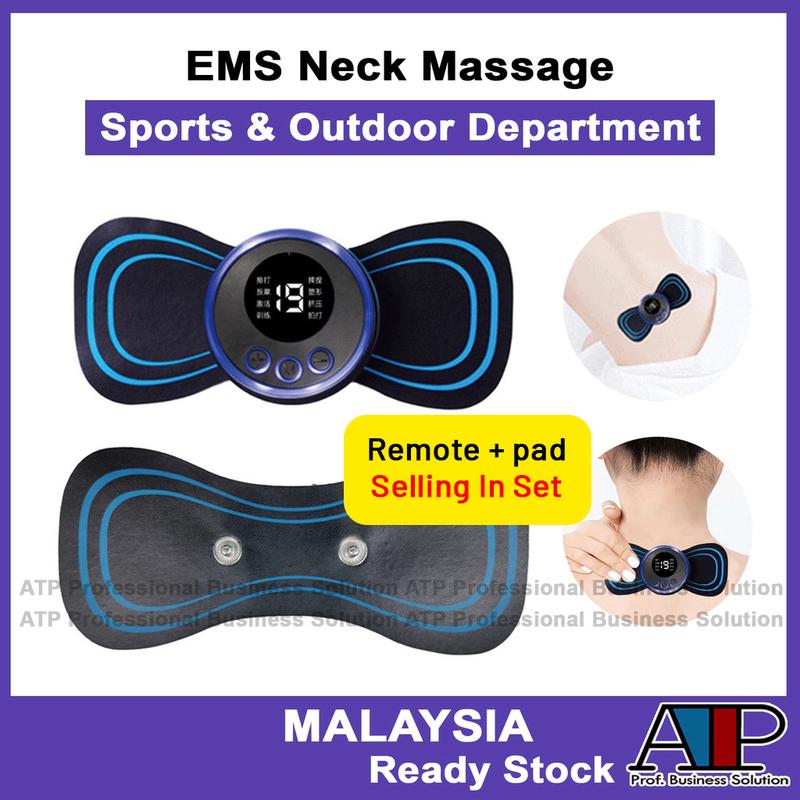 ATP Mini EMS Electric Massager Portable Neck Muscle Pain Muscle ...