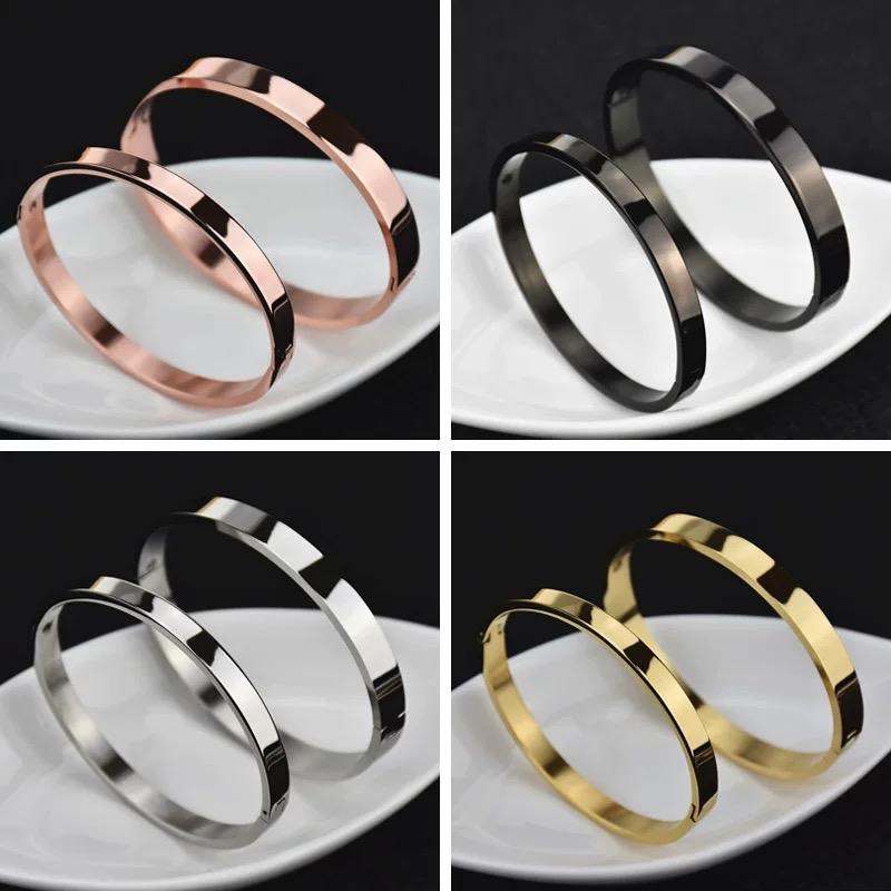 Unisex Plain Bangle - Stainless Steel Bangle bracelet stack - TikTok ...
