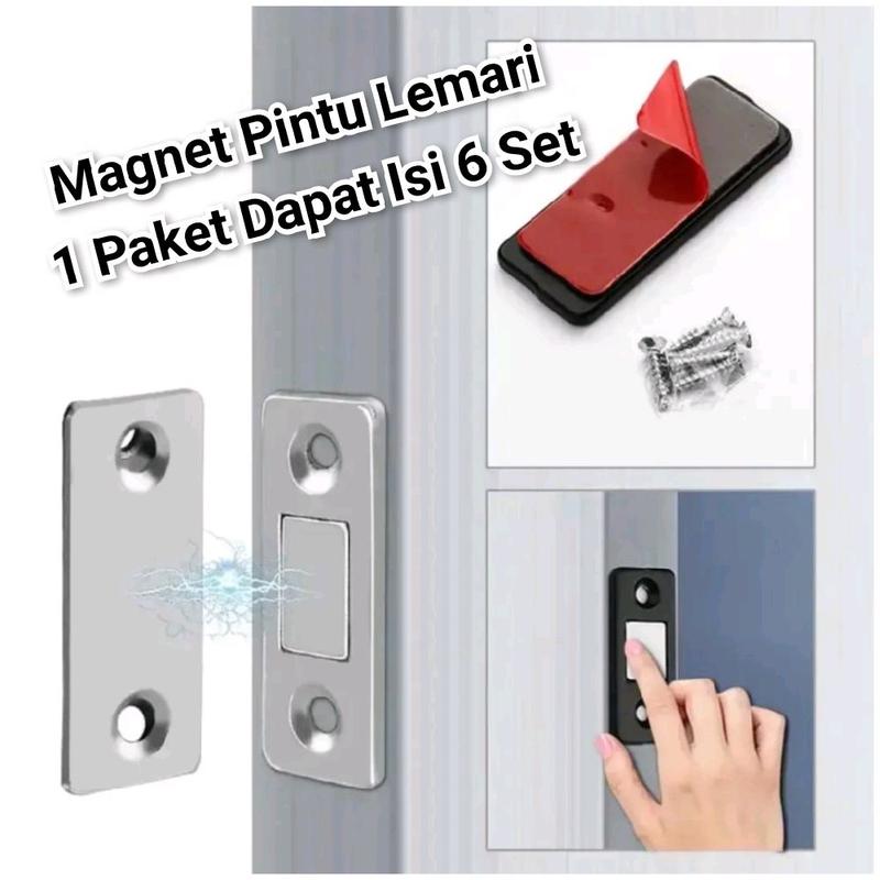 6SET Magnet Pintu Lemari Magnet Laci Magnet Perekat Pintu Lemari - Shop ...