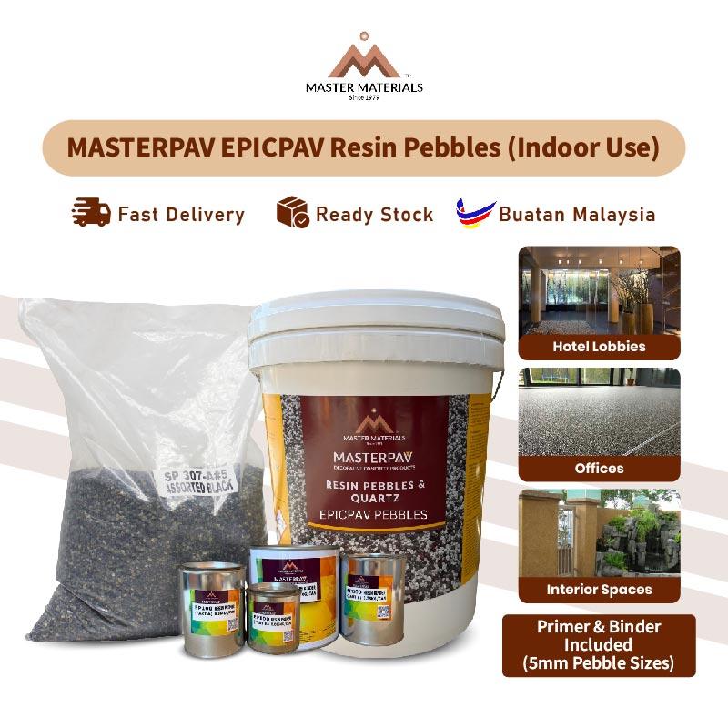 MASTERPAV EPICPAV Resin Pebbles (Indoor Use) - pebbles size 5mm, primer ...