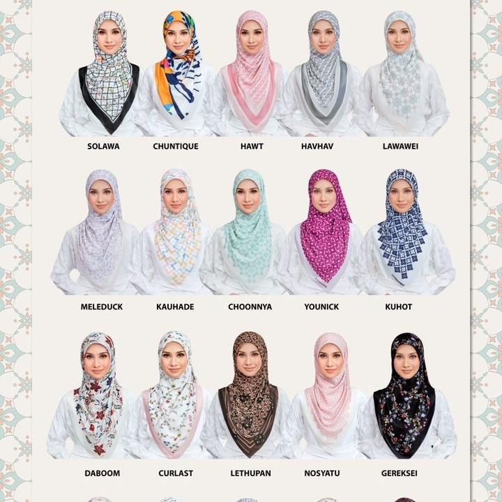 THE ARTE'SM LEEYANARAHMAN SCARVES CHIFFON VELVET - TikTok Shop Malaysia