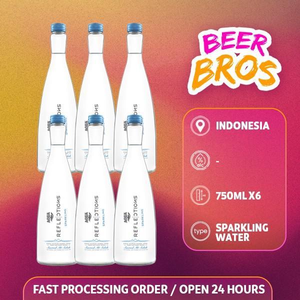 AQUA REFLECTIONS SPARKLING MINERAL WATER 750ML [ DUS ISI 6 BOTOL - Shop ...