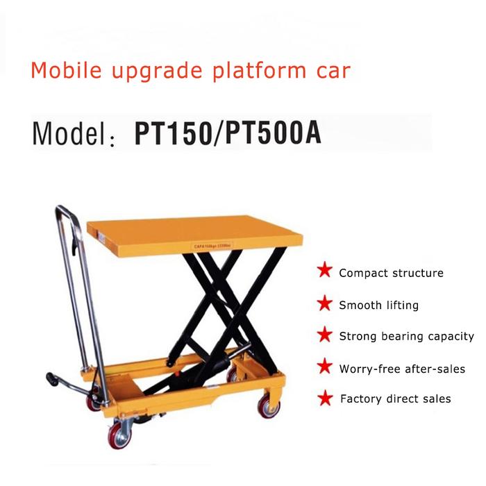 Jual 150kg Hand Push and Foot Pedal Hydraulic Lifting Platform - Kota ...