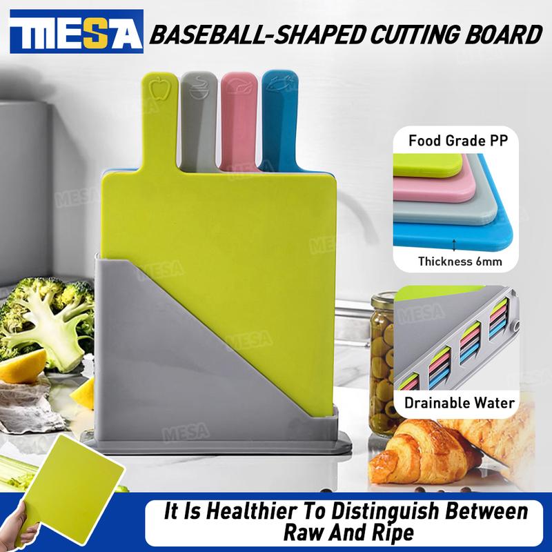 5PCS Cutting Board Kitchen Index Cutting Board Set Antibacterial ...