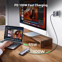 Promo UGREEN USB Hub 9 IN 1 Type C To HDMI 4K 30Hz Full HD LAN RJ45 SD ...