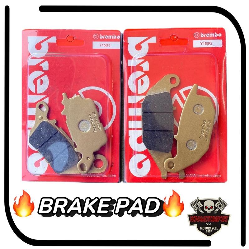 BRAKE PAD YAMAHA Y15 LC135 HONDA RS150 RS150 WAVE125 W125 FRONT REAR ...