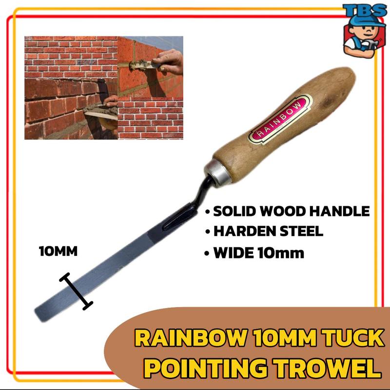 RAINBOW 10mm Tuck Pointing Trowel / Mini Trowel Dengan Tangkai - TikTok ...