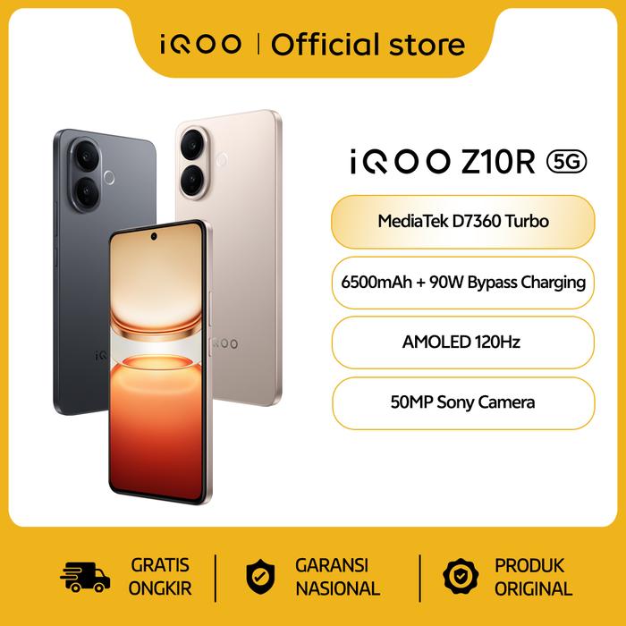 Promo [NEW LAUNCH] vivo iQOO Z10R, MediaTek Dimensity 7360-Turbo ...