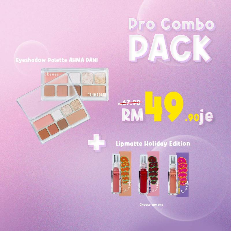 OBSESS Combo Professional Makeup Eyeshadow Palette Ahma Dani - TikTok ...