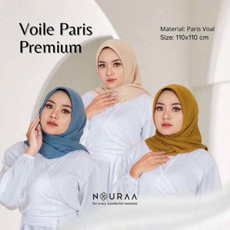 Noaraa Square - Basic Voile | Voile Paris Premium Voal - Shop | Tokopedia