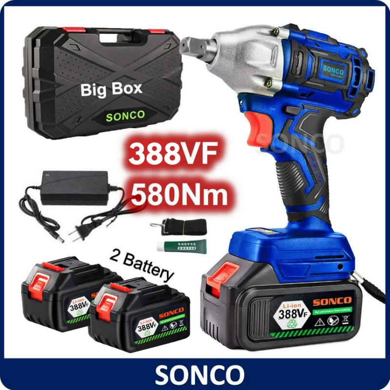 SONCO 388VF Heavy Duty 580Nm Brushless Cordless Impact Wrenc - TikTok ...