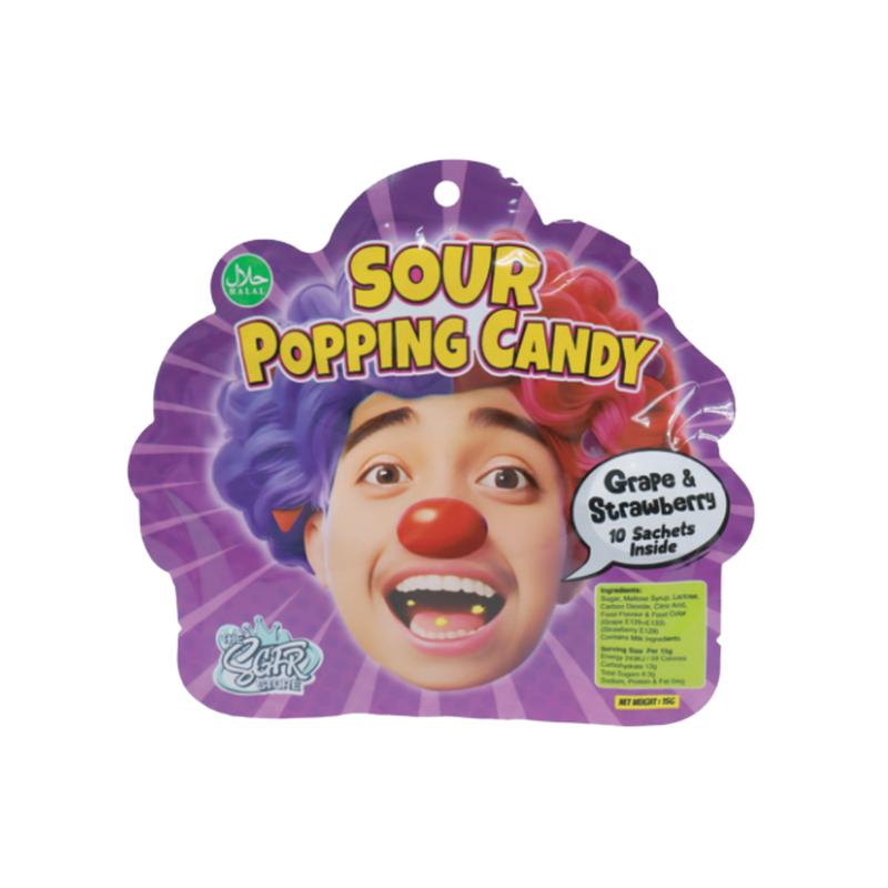 Sour Popping Candy (Grape & Strawberry) (15g) - TikTok Shop Singapore
