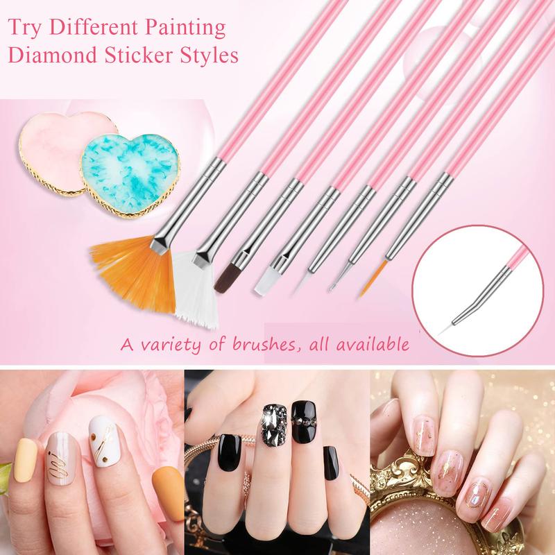 Nail Brush 15Pcs/Kit French Flower Nail Art Brush Nail Art Set - TikTok ...