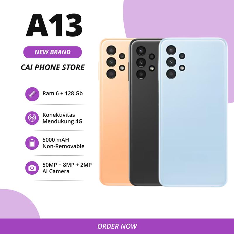 HP SMARTPHONE A13 RAM 6 GB + 128 GB FULLSET GARANSI 1 TAHUN - Shop ...