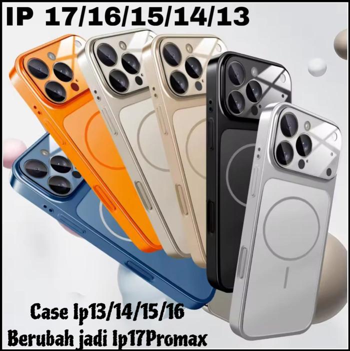 Jual Case Iphone Berubah Jadi 17 Pro Max For IPhone 13 / 14 / 15 / 16 ...