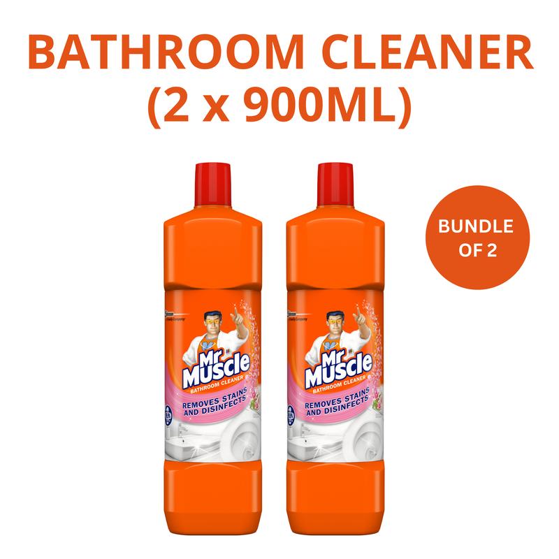 Mr Muscle Bathroom Cleaner Floral (2 x 900ML) - TikTok Shop Singapore