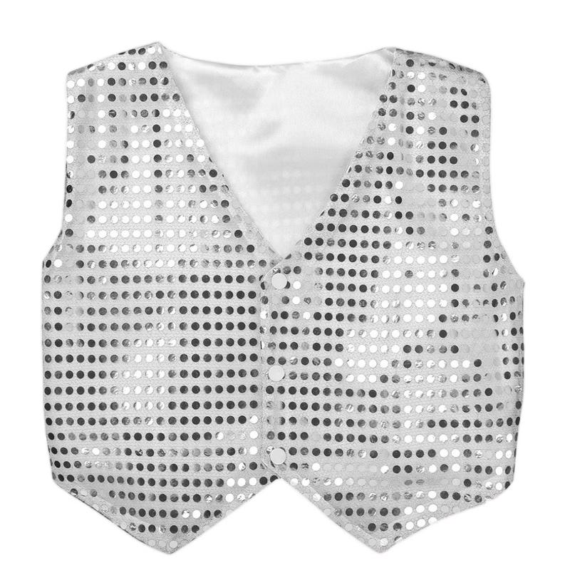[PRELOVED] Kids Boys Glittery Sequined Vest Waistcoat Costum - TikTok ...