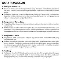 Jual Gamma LIME WASH Kit (1L & 300ml) - Marinia - Cat Motif Limestone ...