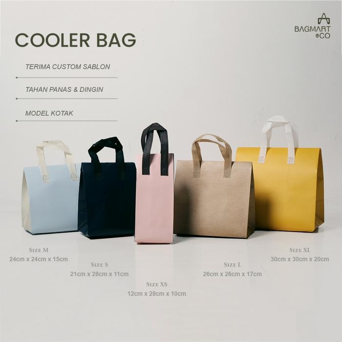 Jual Cooler Bag Alumunium Foil Tas Bekal Lunch Box Goodie Bag Pendingin ...